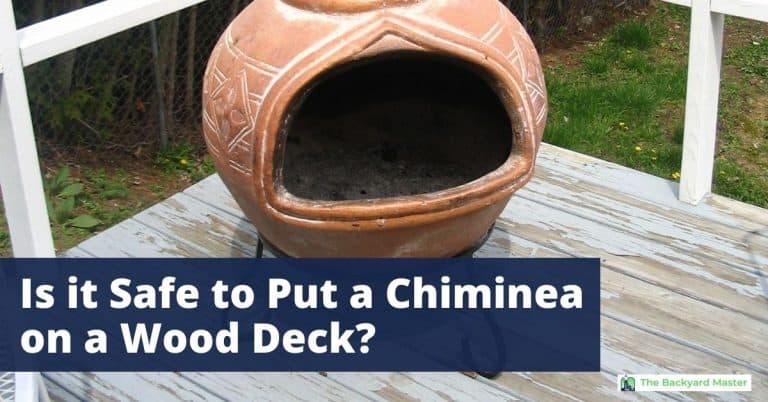 Can You Put a Chiminea On a Wood Deck? - The Backyard Master